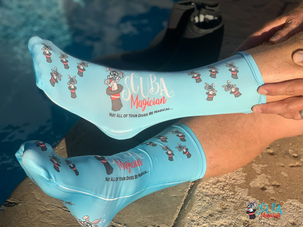Scuba Magician Water Socks – Includes FREE Magic Trick – The Scuba Magician